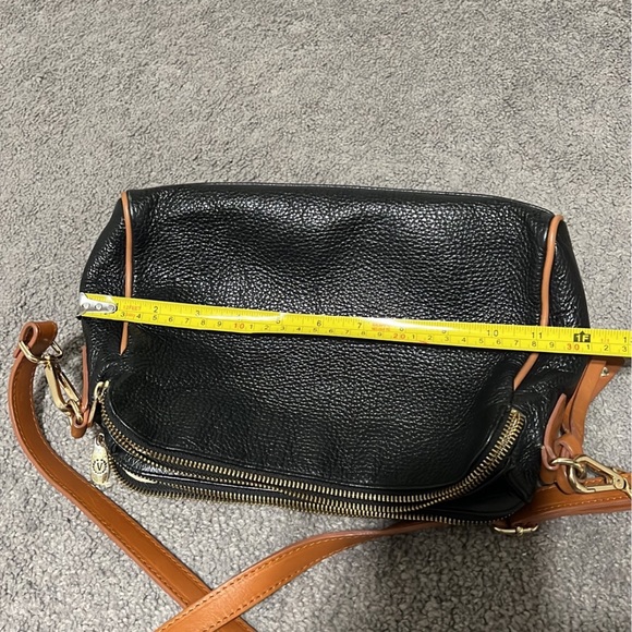 Valentina | Bags | Valentina Leather Triple Entry Crossbody Bag Italy ...